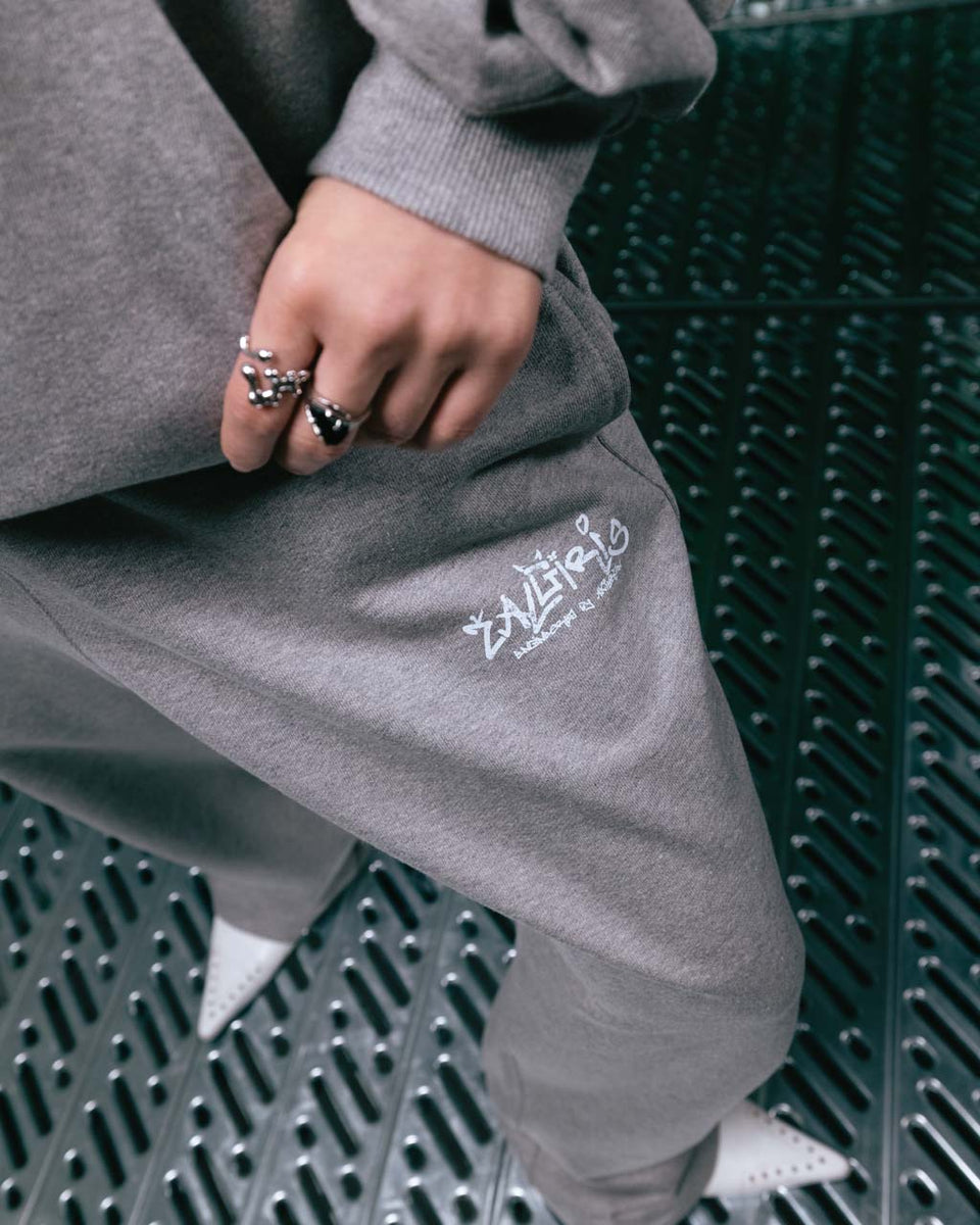 Grey Straight Leg pants „Žalgiris x Akieron“ – shop.zalgiris.lt